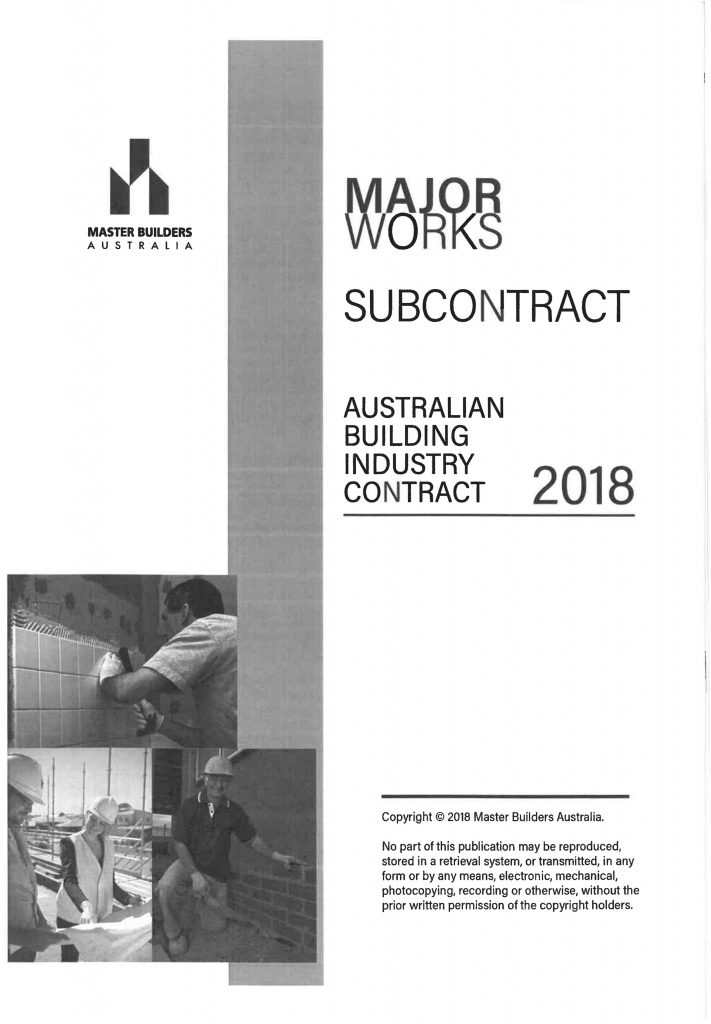 All Contracts Archives - Master Builders WA