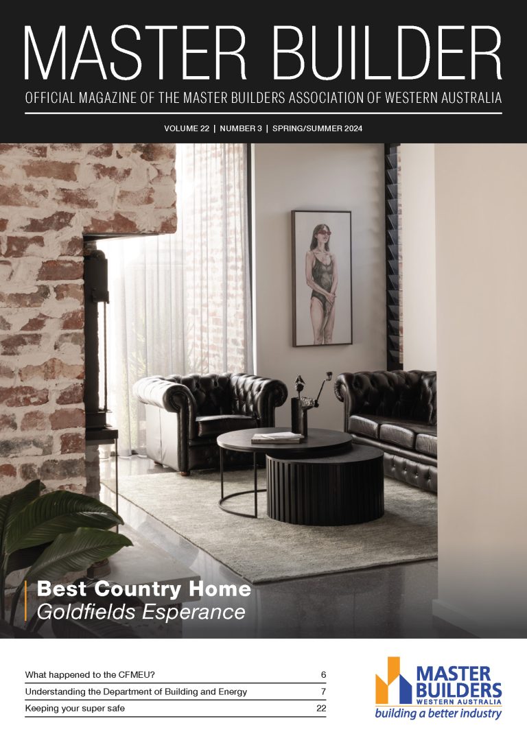 Publications | Master Builders WA